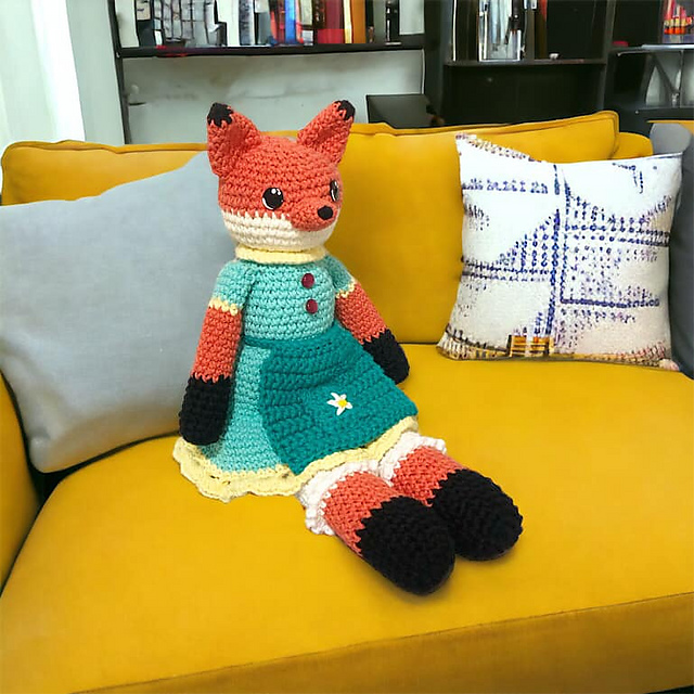 Ravelry: Large Fox Doll pattern by Trish Hoskin