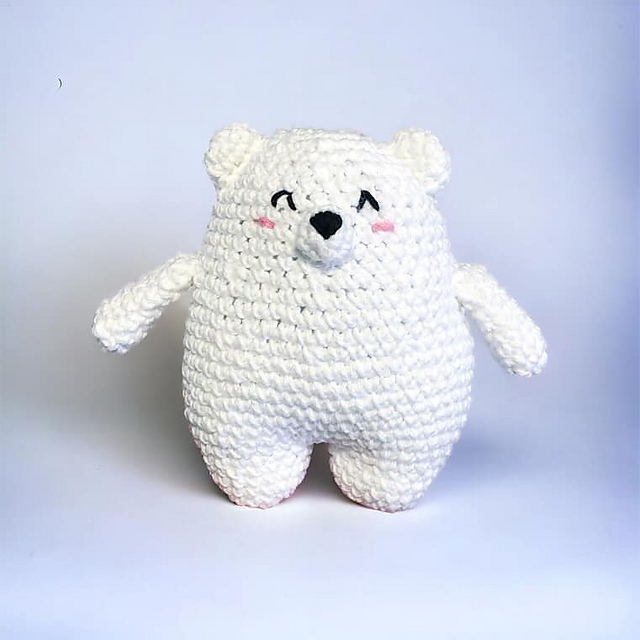 Ravelry: Rollie-Pollie Polar Bear pattern by Trish Hoskin