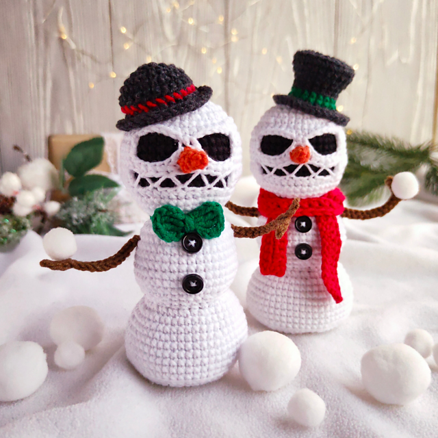 Ravelry: Creepy Snowman pattern by Svitlana Hurova