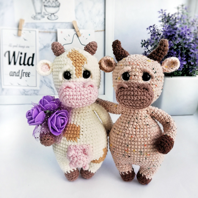 Ravelry: Cow and bull pattern by Svitlana Hurova