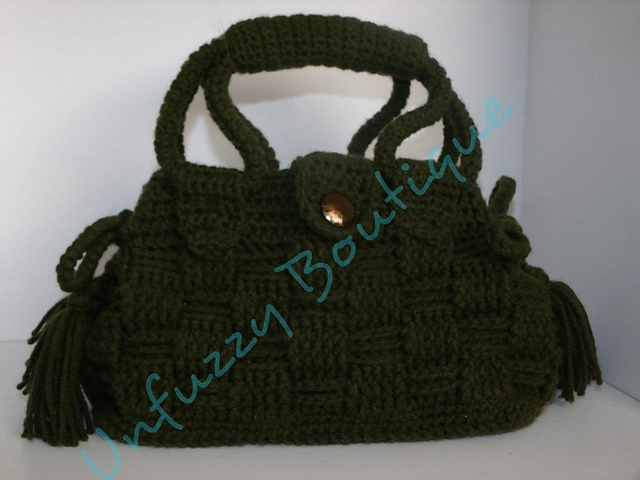Ravelry: Golden Tassel Weave Purse pattern by Stacey Williams