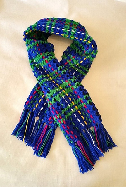Ravelry: Plaid Scarf pattern by Felicity Stewart