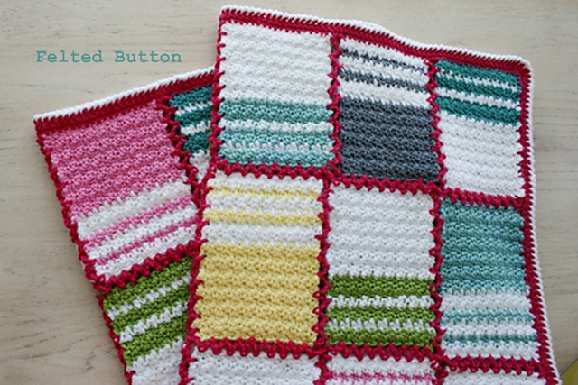 Ravelry: Patch Me a Line Blanket pattern by Susan Carlson