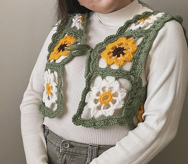 Ravelry: Sinneblom Vest pattern by Femke Keegstra