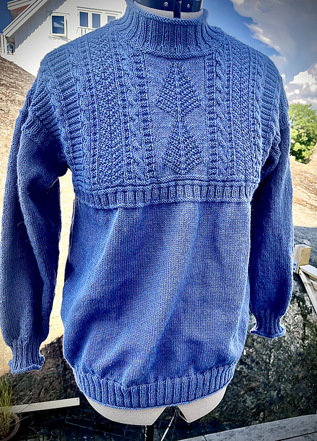 Ravelry: Nordsjön MANS North Sea gansey pattern by Anna Josefsson