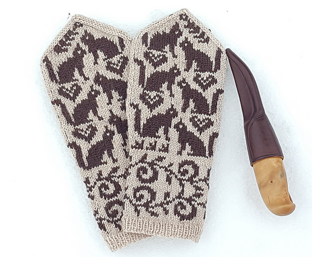 Ravelry: Bella Kitten Mittens pattern by Nina Hove Myhre