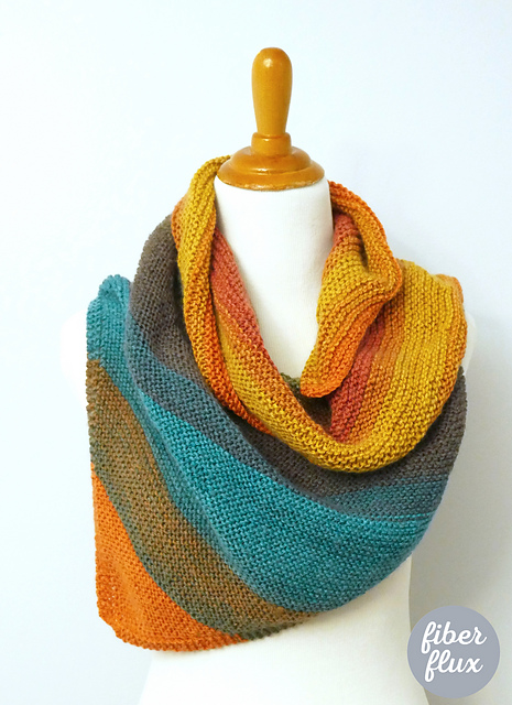 Ravelry: Finally Fall Shawl pattern by Fiber Flux / Jennifer Dickerson