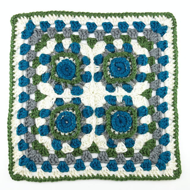 Ravelry: Planet Earth Square pattern by Fiber Flux / Jennifer Dickerson