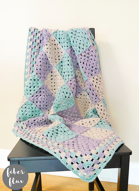 Ravelry: Wisteria Trellis Throw pattern by Fiber Flux / Jennifer Dickerson
