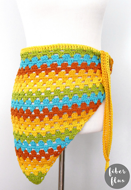 Ravelry: Beach Cabana Cover Up Wrap pattern by Fiber Flux / Jennifer ...