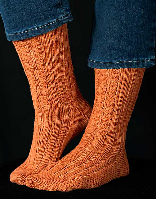 Ravelry: Red Planet Socks pattern by Amy Loberg (FiberWild!)