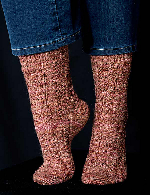 Ravelry: Rogue Star Sock pattern by Amy Loberg (FiberWild!)
