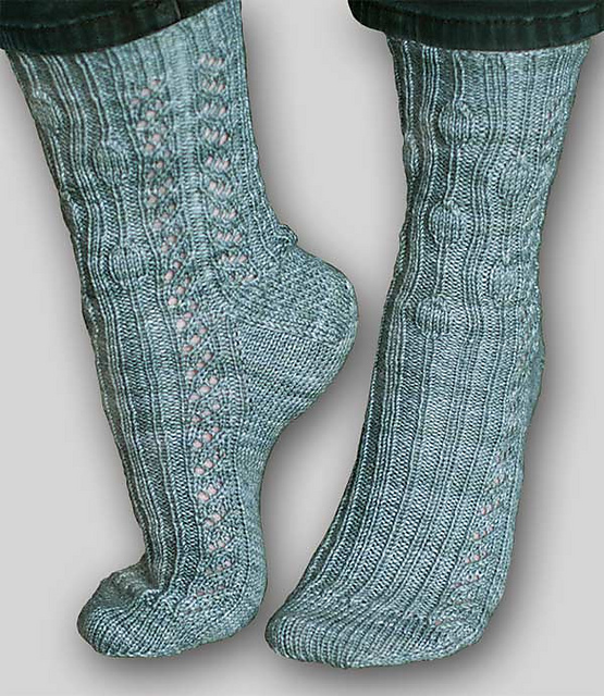 Ravelry: Stone Path Socks pattern by Amy Loberg (FiberWild!)