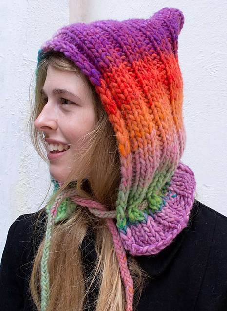 Ravelry: Pixie Hood pattern by Amy Loberg (FiberWild!)