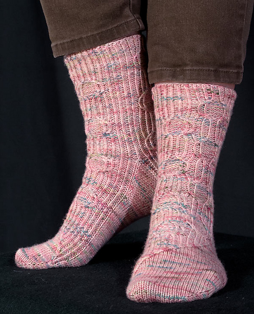 Ravelry: Acadia Tidepool Socks pattern by Amy Loberg (FiberWild!)