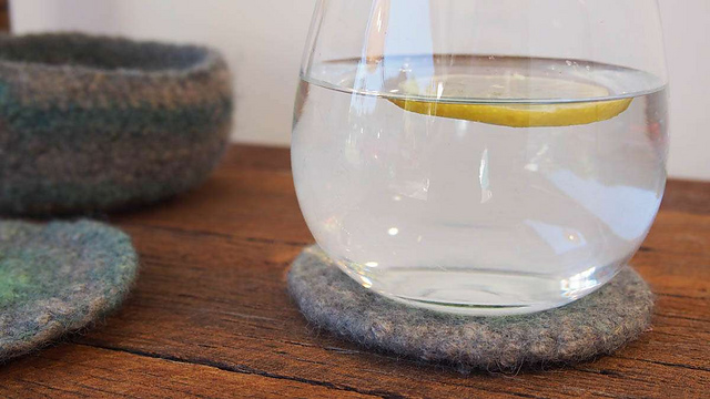 Ravelry: Felted Coaster Set pattern by Jenny King