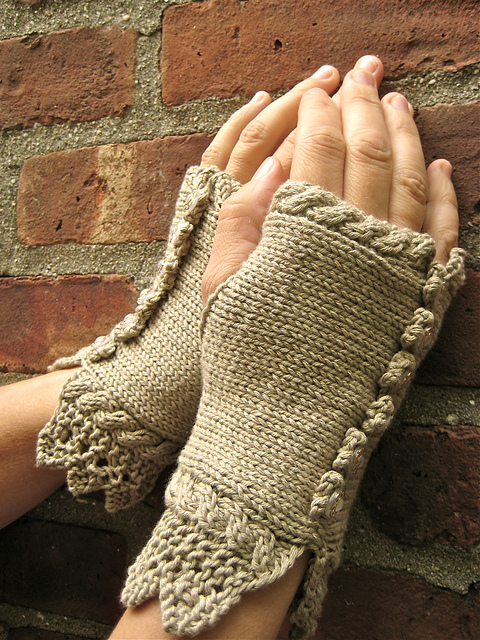 Ravelry: Pistachio Milkshake Fingerless Mitts pattern by Erica ...