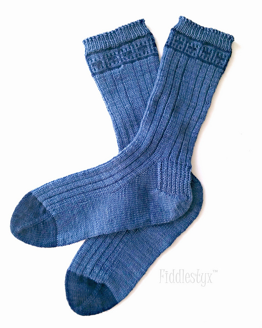 Ravelry: Postage Stamp Socks pattern by Martha Johnson
