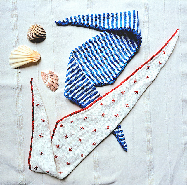 Ravelry: Sunset Soirée Scarf pattern by Fiona Graf