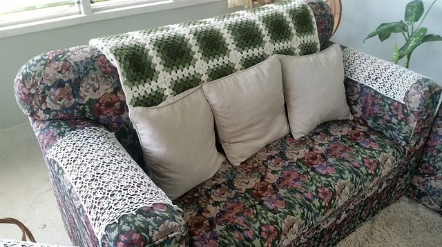 Ravelry: Mesh Chair Set #758 pattern by The Spool Cotton Company