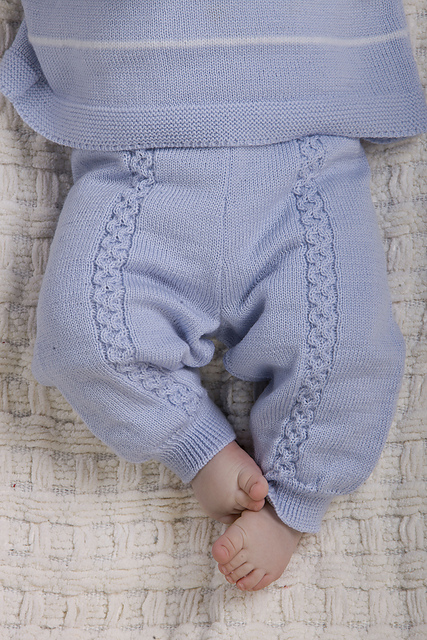 Ravelry: Cassiel Pale Blue Pants pattern by Filatura Di Crosa Italia s.r.l.
