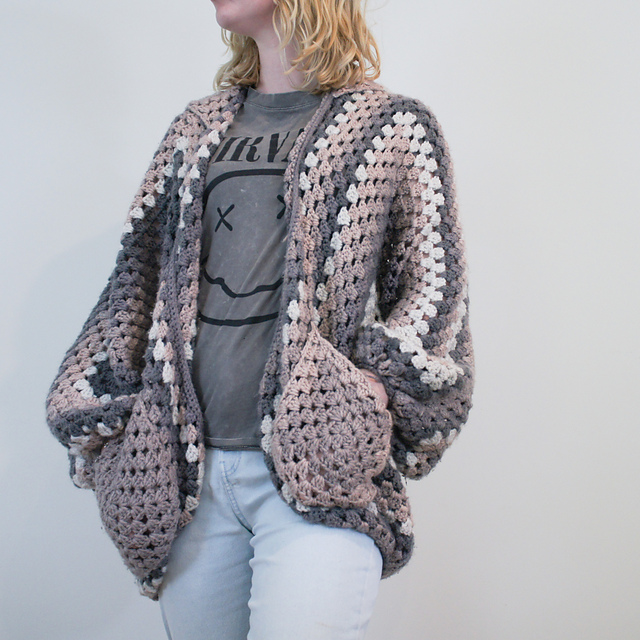 Ravelry: 70's Granny Square Cardi pattern by Jemma Johnston