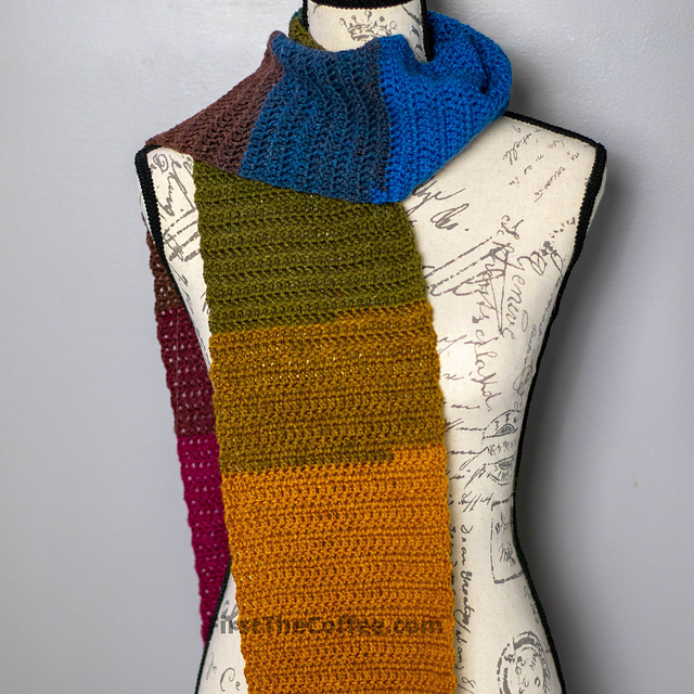 Ravelry: Double Crochet Scarf pattern by Josie Anderson