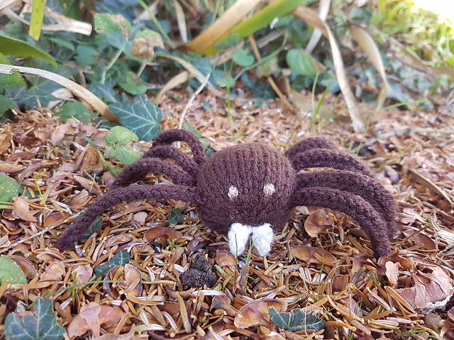 Ravelry: Knitted Spider pattern by Fitting in Knitting