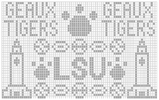 Ravelry: LSU "Fair Isle" Chart pattern by NeauxWai