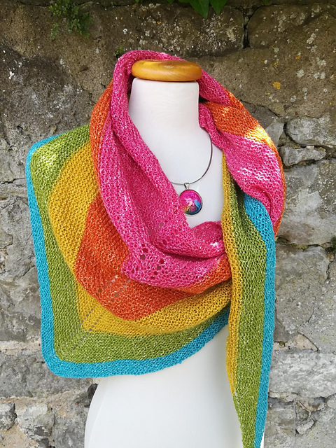 Ravelry: Das andere Tüchle pattern by knitcats Design