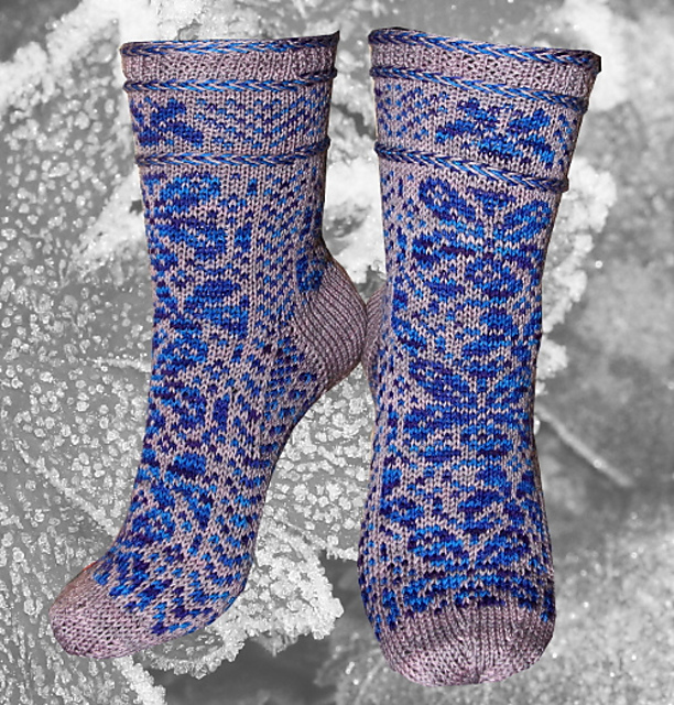 Ravelry: Sylva Socks pattern by Anja HS Hansen