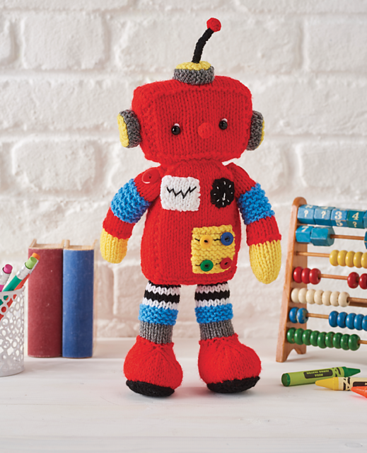 Ravelry: Beep Boop Robot Toy pattern by Monica Rodriguez Fuertes