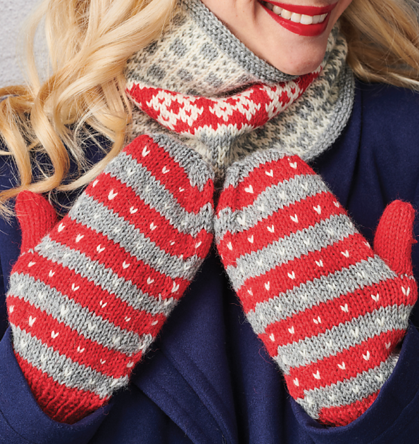 Ravelry: Scandinavian Christmas Mittens pattern by Fran Morgan