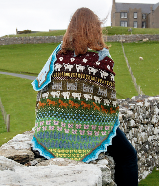 Ravelry: Shetland Shawl pattern by Marja de Haan - Trollenwol