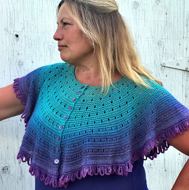 Ravelry: Mind's Ease Capelet 207 pattern by Michelle Porter