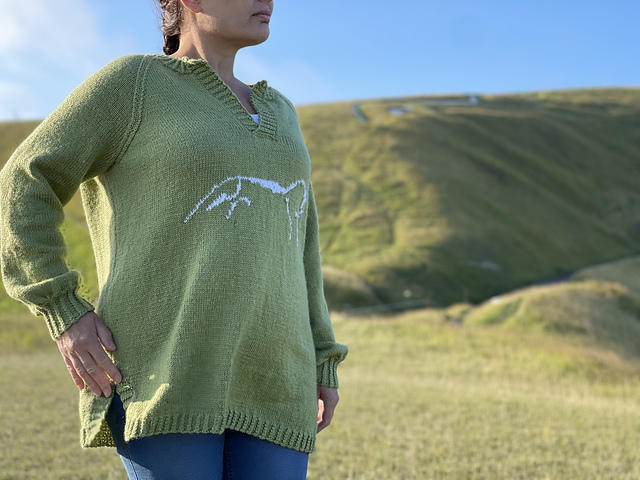 Ravelry: White Horse Unisex Tunic pattern by Forest Awen