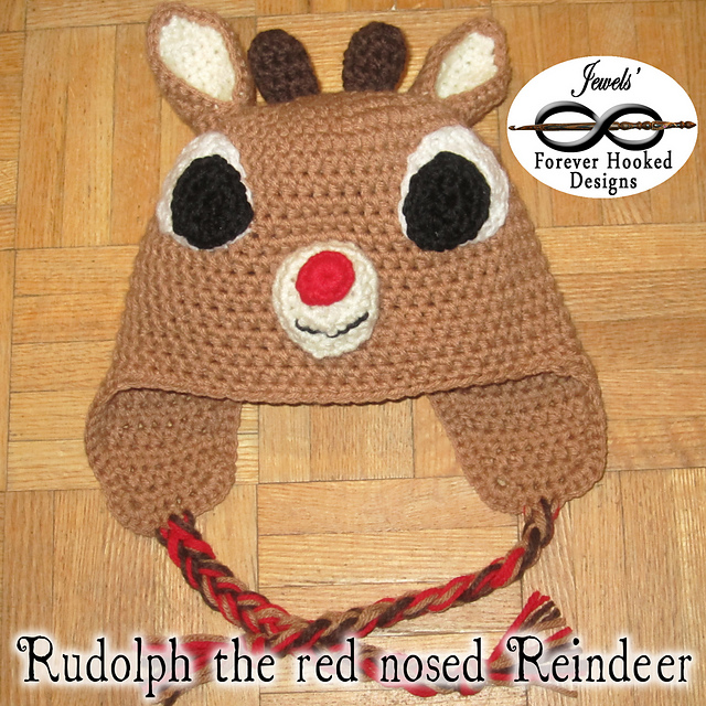Ravelry: Rudolph Hat pattern by Jewels' Forever Hooked Designs