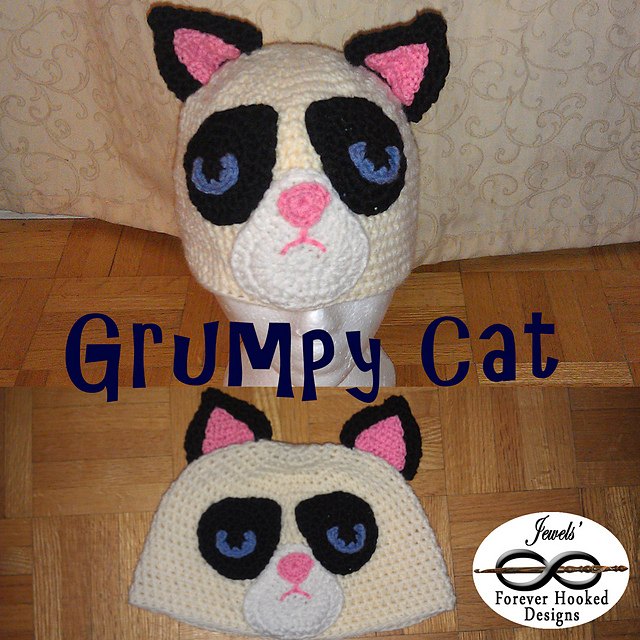 Ravelry: Grumpy Cat pattern by Jewels' Forever Hooked Designs
