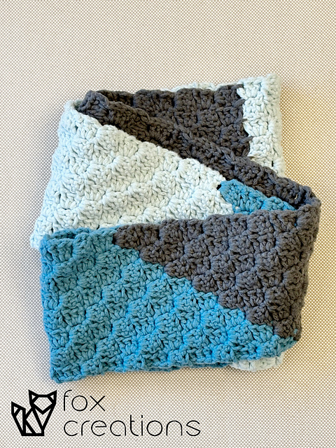 Ravelry: C2C Scrap Yarn Scarf pattern by Monica Fox