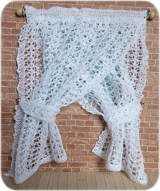 Ravelry: 1:12th scale Lace Drapes pattern by Frances Powell