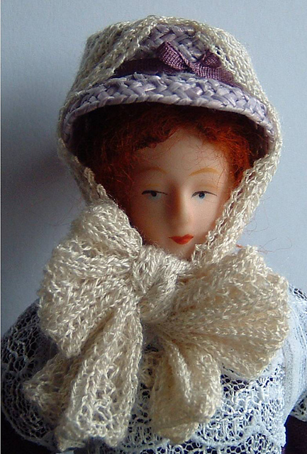 Ravelry: 1:12th scale Motoring veils pattern by Frances Powell
