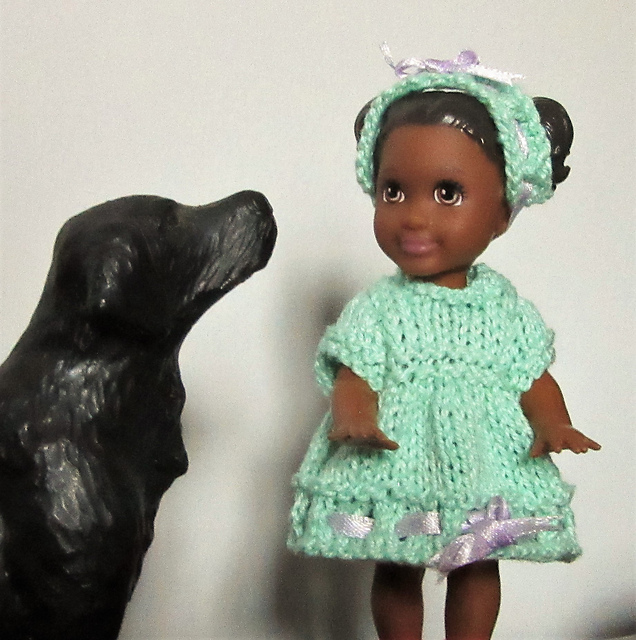 Ravelry: 1:6th scale Zoë Dress Set pattern by Frances Powell