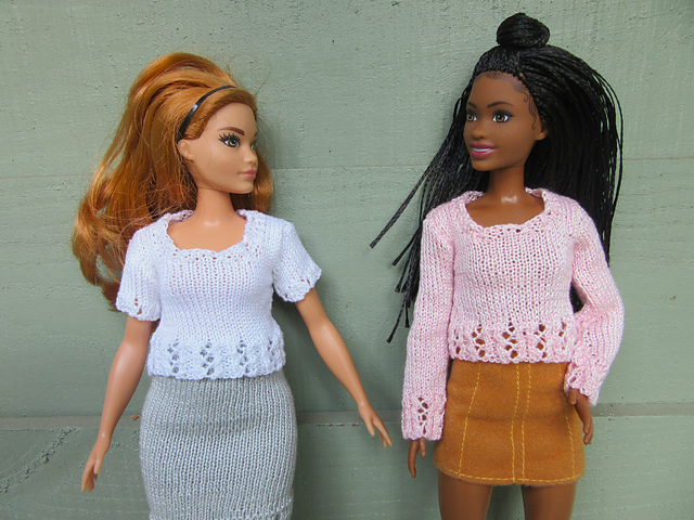 Ravelry: 1:6th scale Angharad jumpers pattern by Frances Powell
