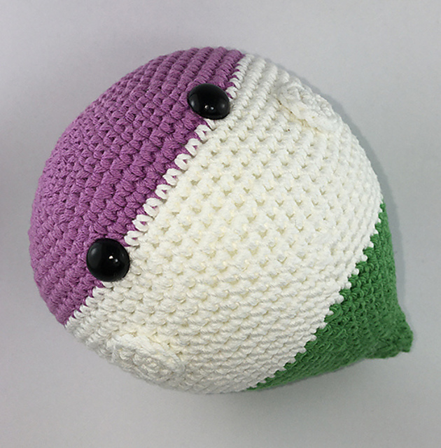 Ravelry: Genderqueer flag ghost pattern by Francesca Bellentani