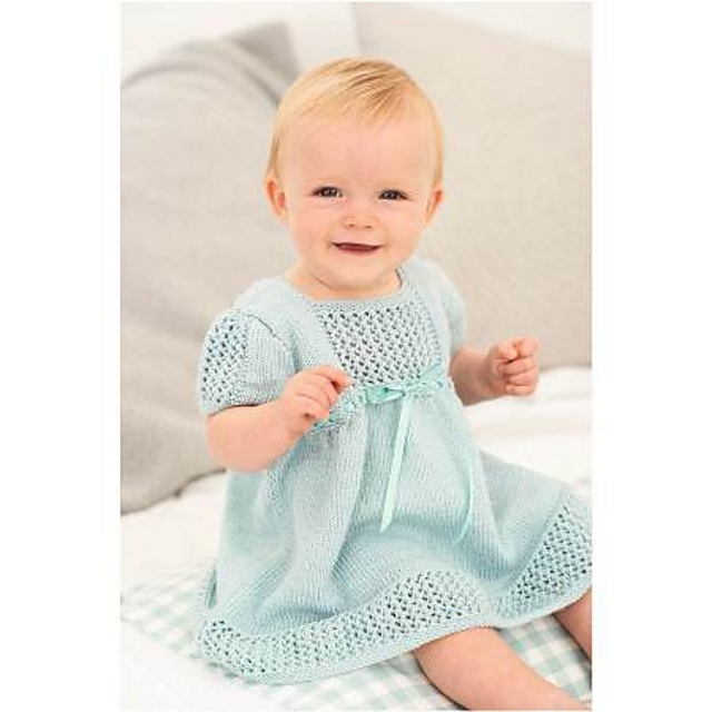 Ravelry: Baby Knitted Matinee Dress pattern by Woman's Weekly