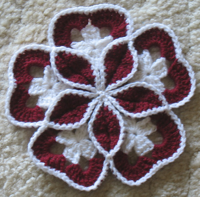 Ravelry: Frit's Holiday Starburst Hotpad Collection