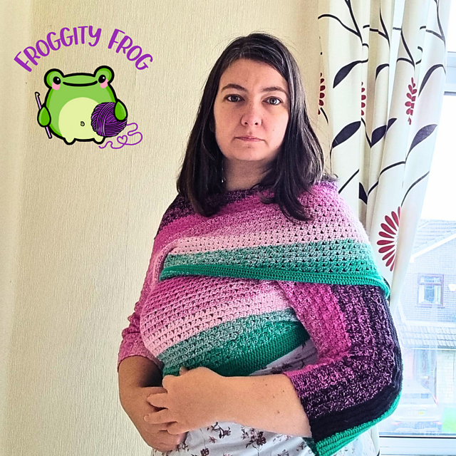 Ravelry: Cherry Blossom Scarf Wrap pattern by Froggity Frog