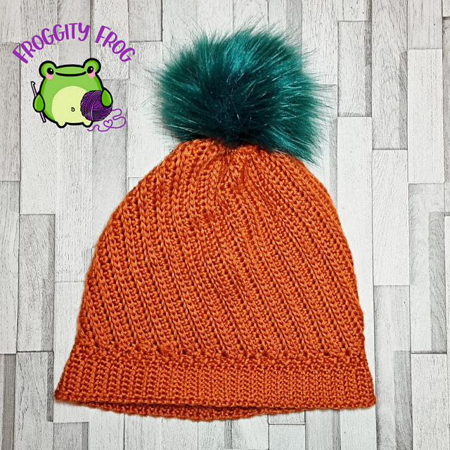 Ravelry: Swirled Pumpkin Hat pattern by Froggity Frog