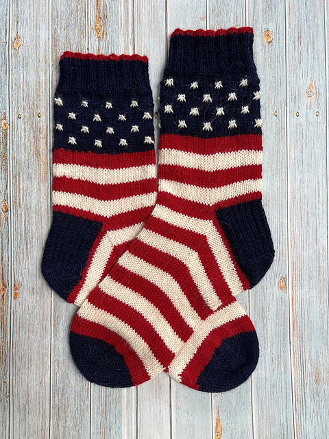 Ravelry: Star Spangled Socks pattern by Abi Marshall-Smith, From Devon ...