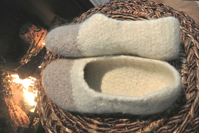 Ravelry: Warmest Wool Felted Slippers pattern by Kana Upton